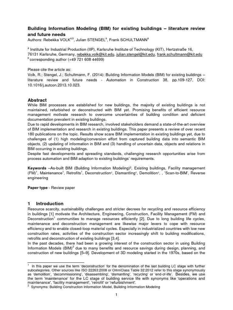 Building Information Modeling BIM For Ex | PDF | Building Information Modeling | Recycling