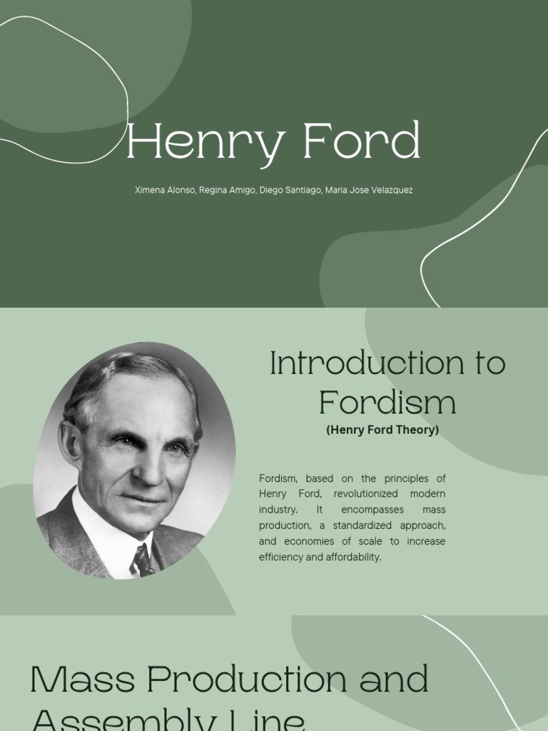 Henry Ford | PDF | Business Process | Business Economics