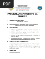 Project Proposal Filipino Edited | PDF