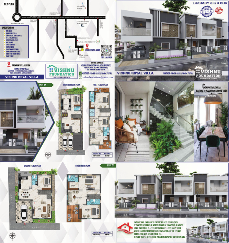 Vishnu Royal Villa e Broucher | PDF