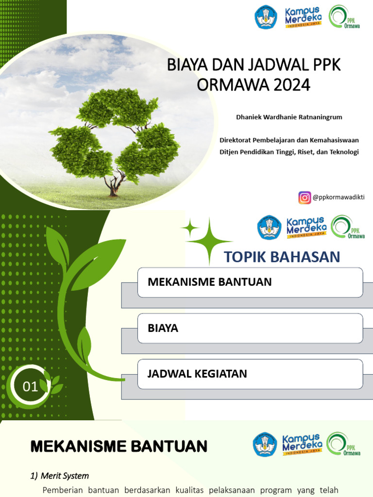 Dhaniek - Biaya Dan Jadwal Kegiatan PPK Ormawa 2024 | PDF