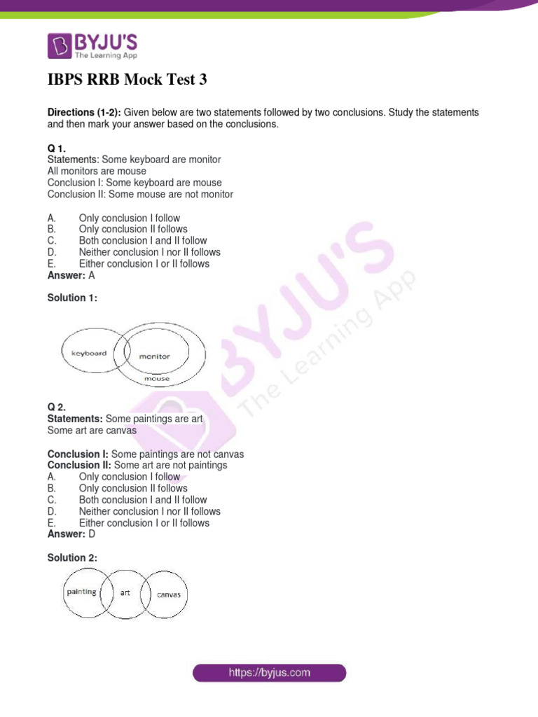 IBPS RRB Mock Test 4 | PDF | Business Cycle