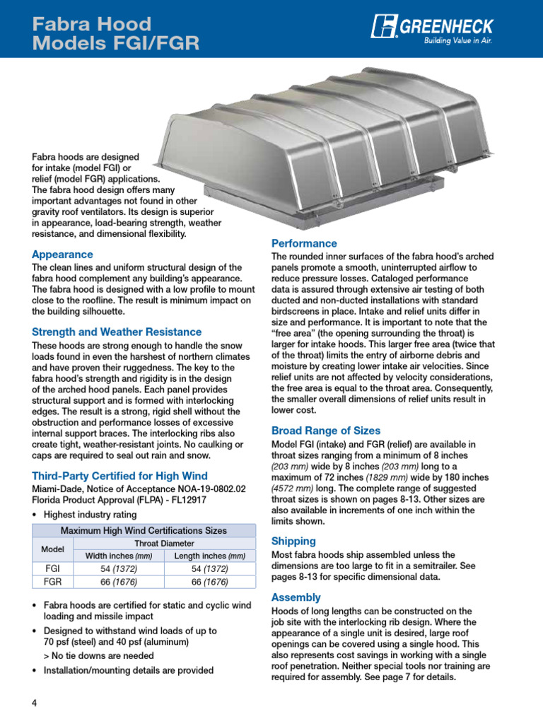 GravityVentilators Catalog Removed | PDF | Roof | Pressure