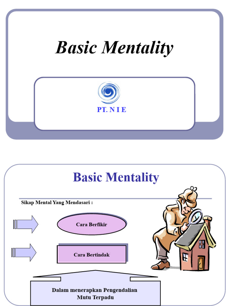Pentingnya Basic Mentality dalam Kualitas | PDF