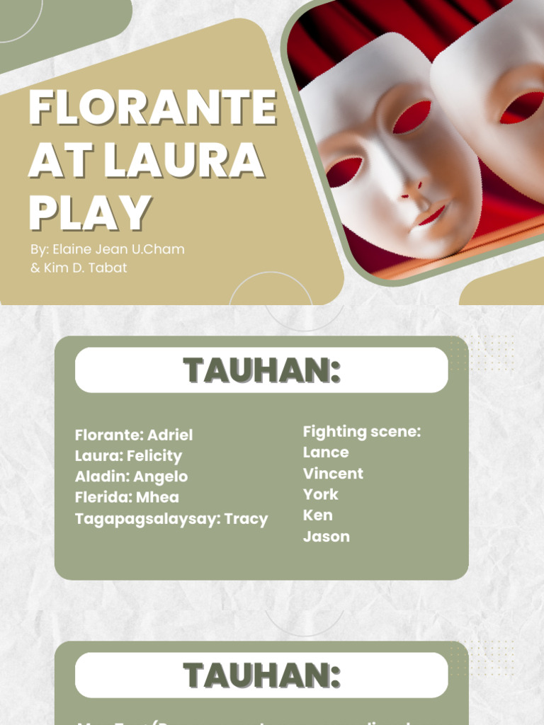 Florante at Laura Play | PDF
