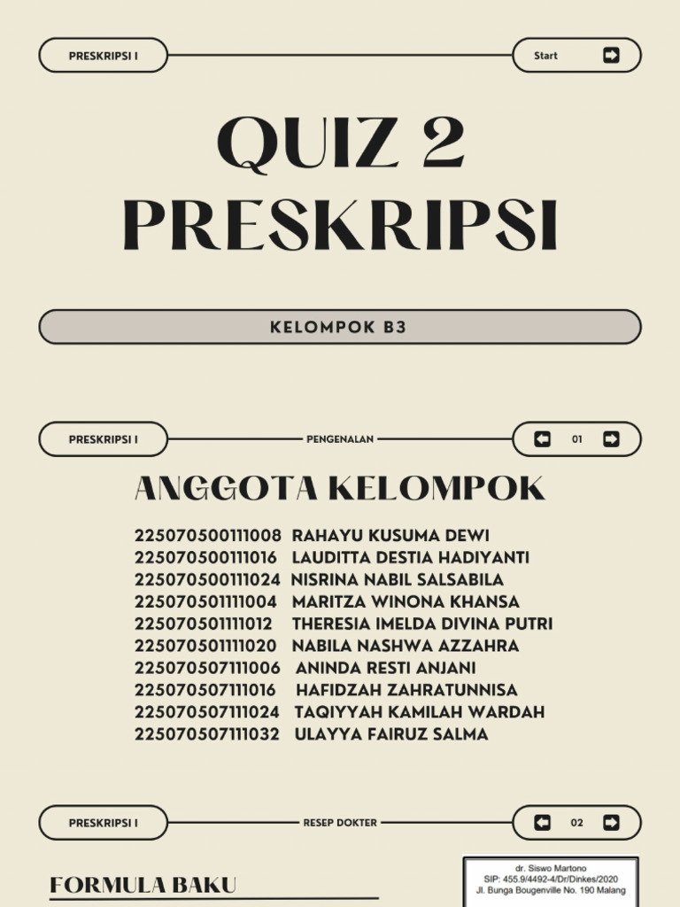 Quiz 2 - Kelompok b3 | PDF