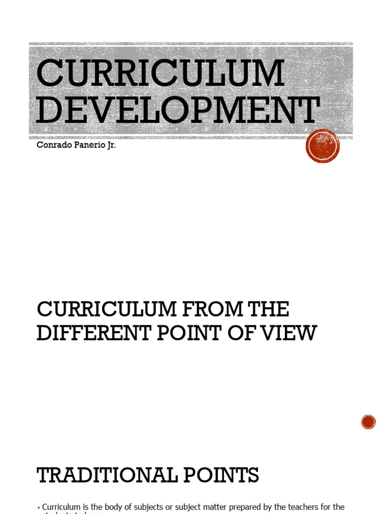 3 - Curriculum Development and Its Models | PDF