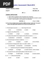 Materials Around Us Class VI WORKSHEET | PDF | Water | Metals