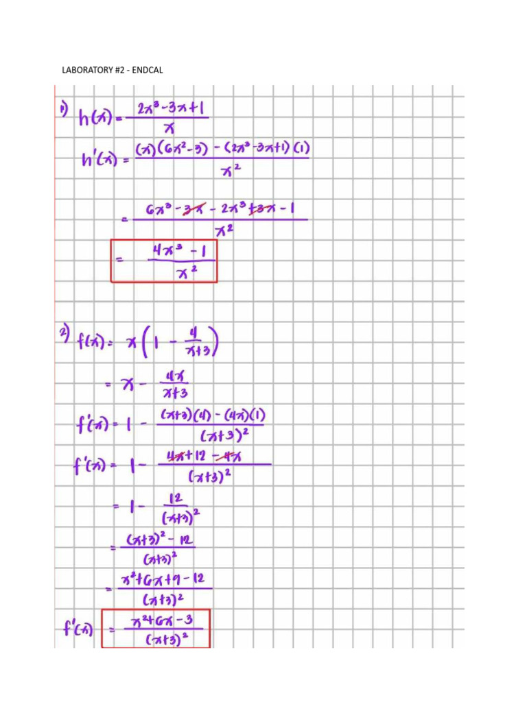 Endcal Laboratory 2 Solution | PDF