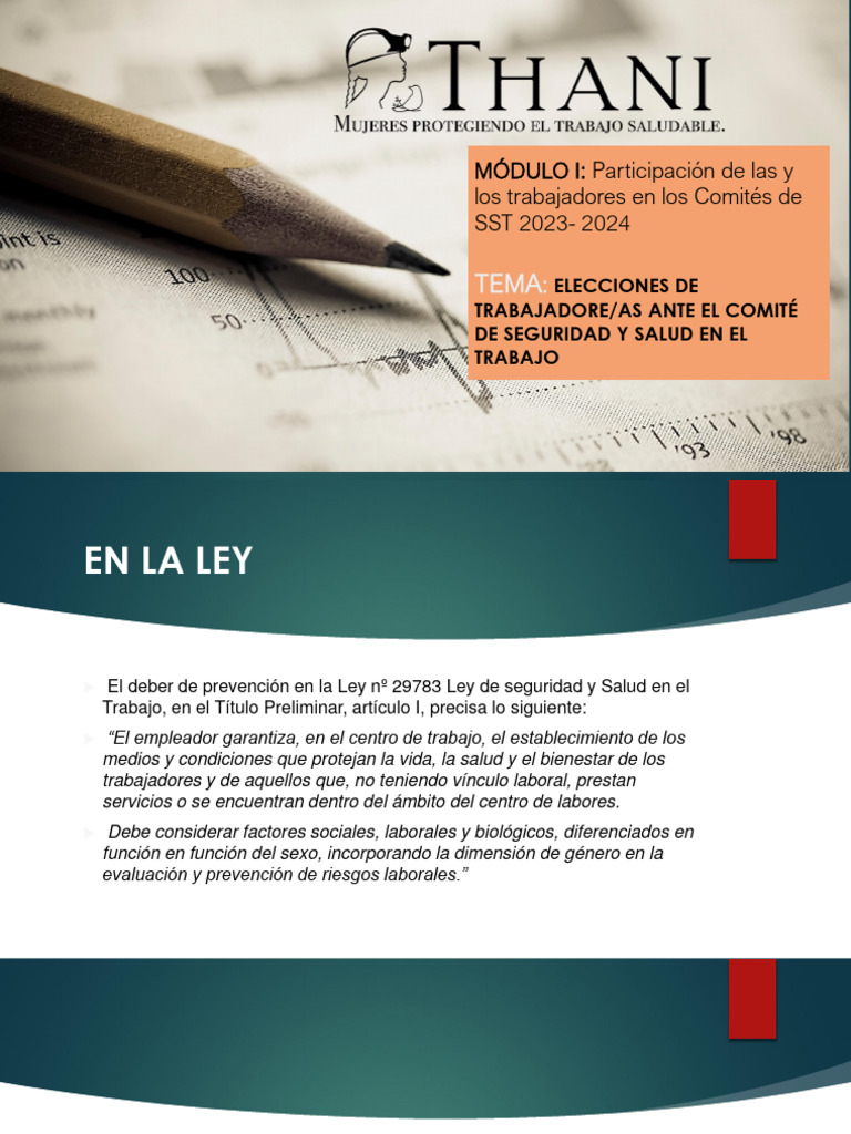 Módulo I - Clase 2 - ELECCIONES DE TRABAJADORAS ANTE EL CSST | PDF ...