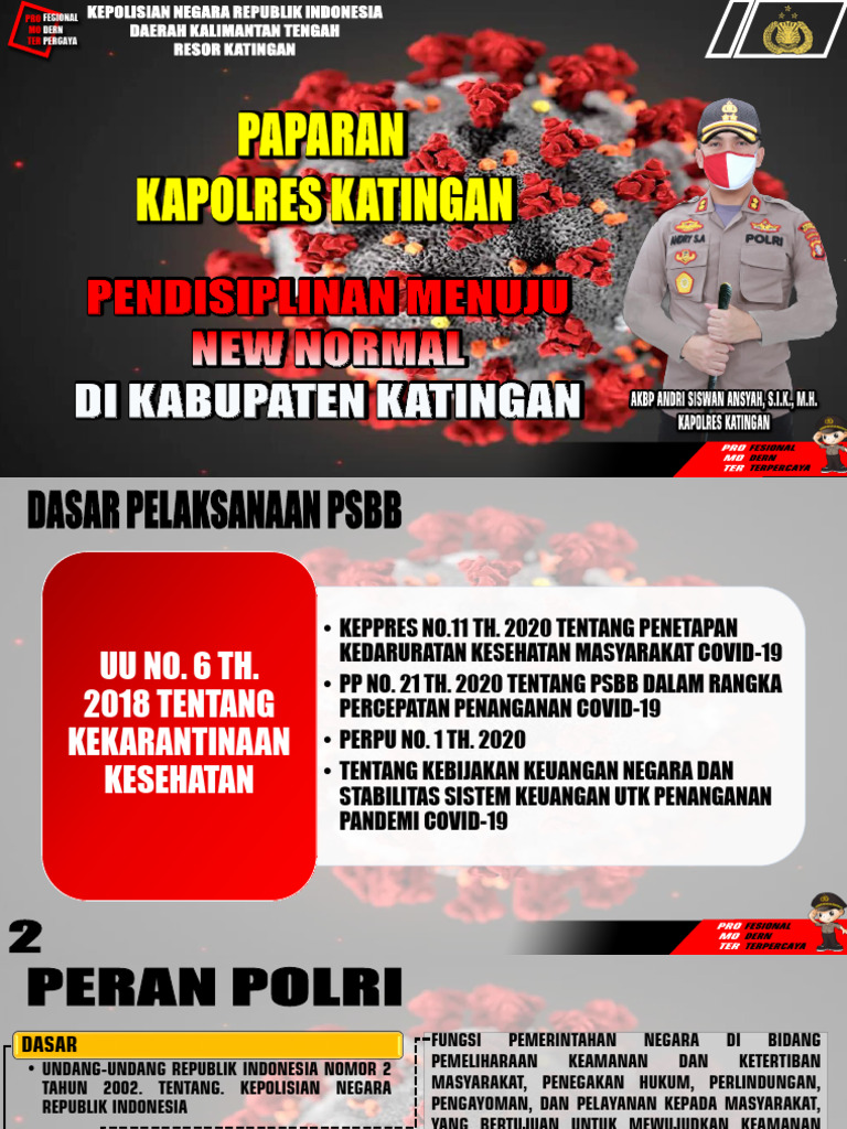 Pendisiplinan Menuju New Normal | PDF