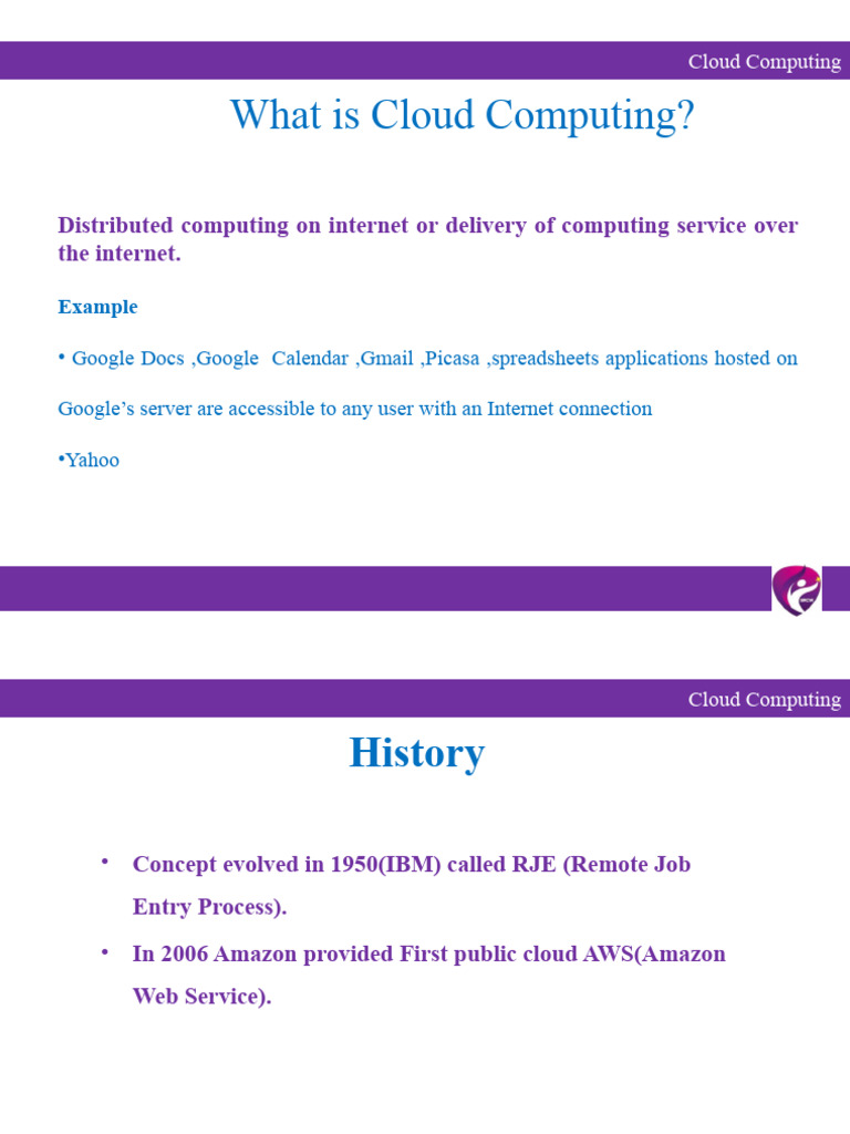 CC Unit I | PDF | Cloud Computing | Server (Computing)