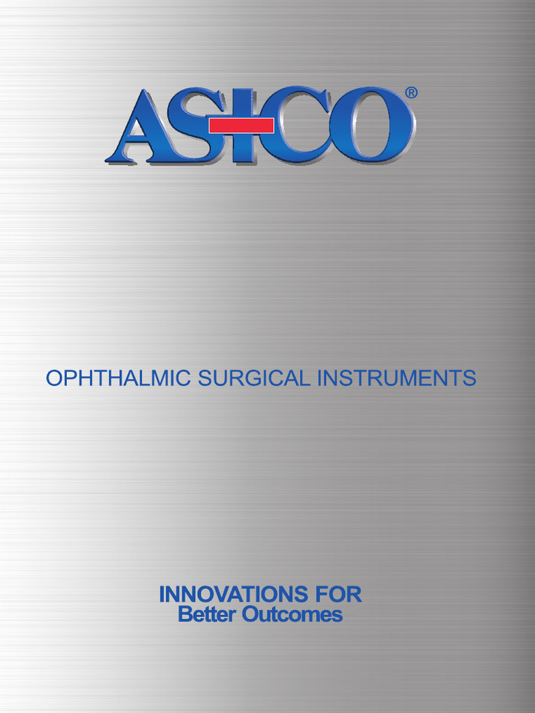 Asico Catalog 20 06 09 | PDF | Cornea | Vision