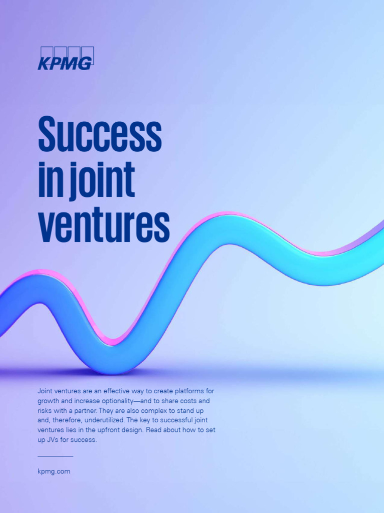 Success Joint Ventures. | PDF | Joint Venture | Mergers And Acquisitions