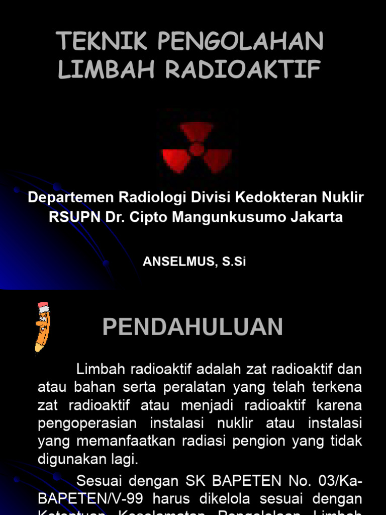 Teknik Pengolahan Limbah Radioaktif | PDF