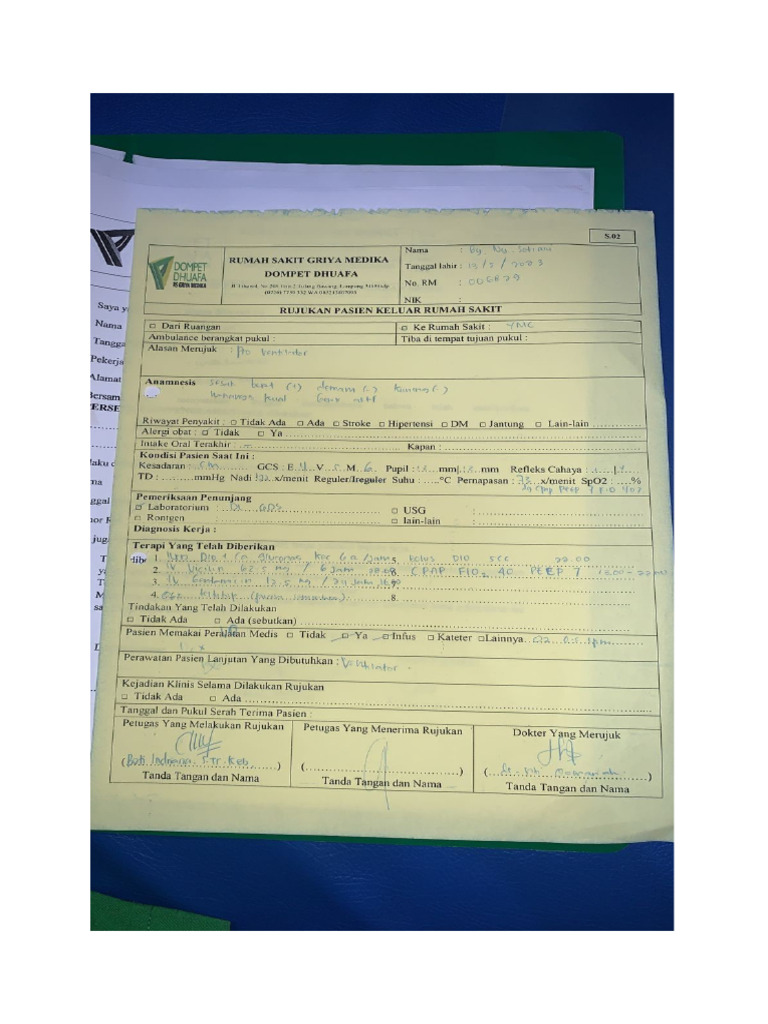 Bukti Form Rujukan Eksternal | PDF