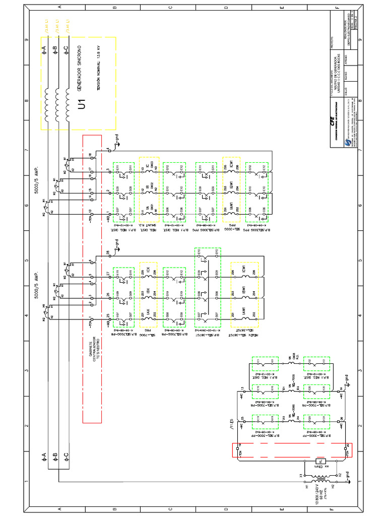 Trifilar Corrientes-Potenciales CCC Dos Bocas | PDF