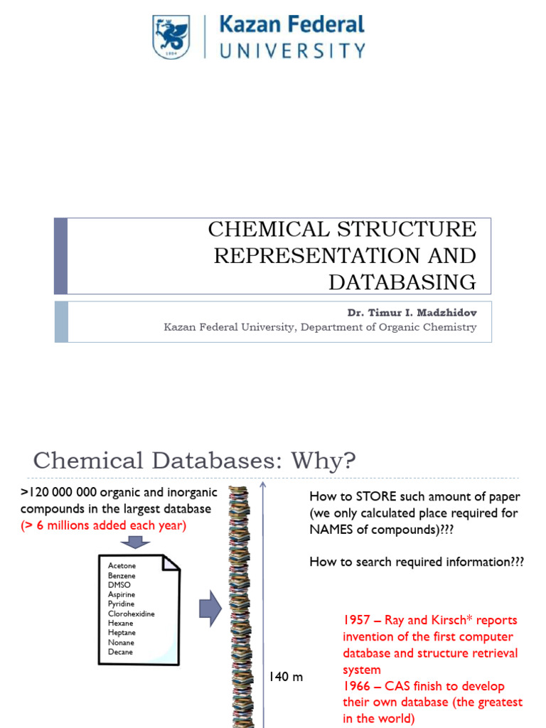 Madzhidov Lecture | PDF | Chemistry | Physical Sciences