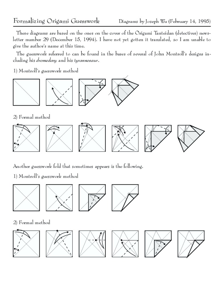 Origami - Guess | PDF | Origami | Paper Folding