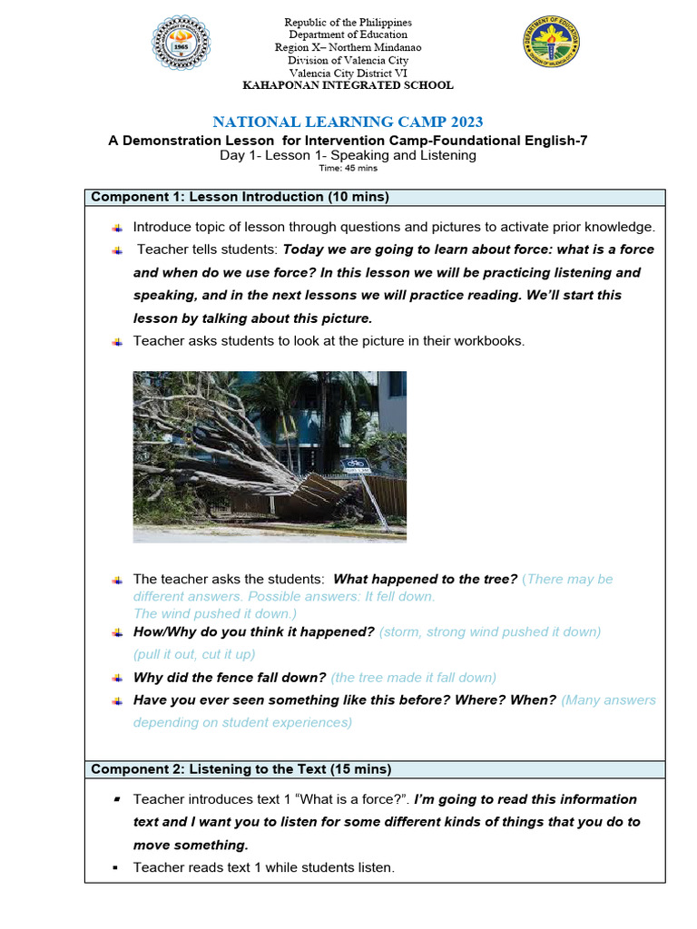 Lesson Demo NLC. | Download Free PDF | Teachers | Learning