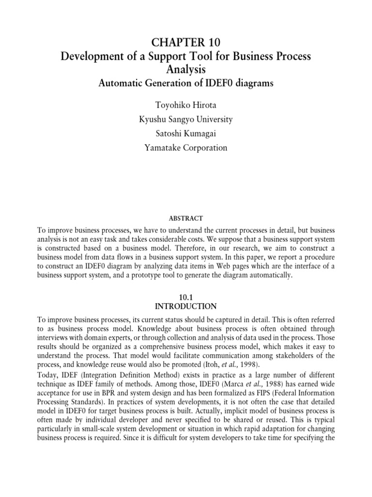 Ferramenta para Diagramas IDEF0 | PDF