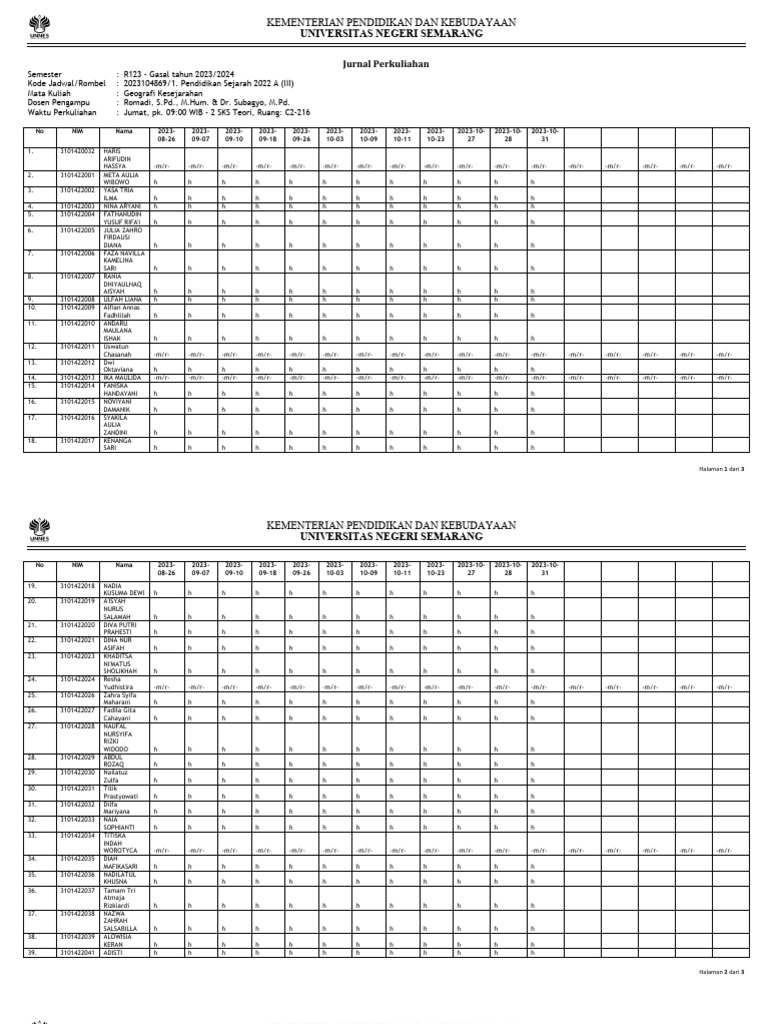 Jurnal Perkuliahan 20231 2023104869 Geografi Kesejarahan 1698885813 | PDF