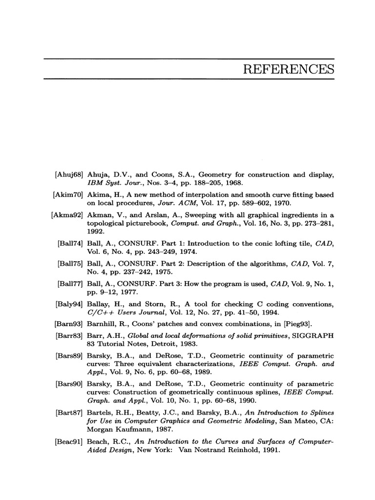 References | PDF | Algebraic Geometry | Numerical Analysis
