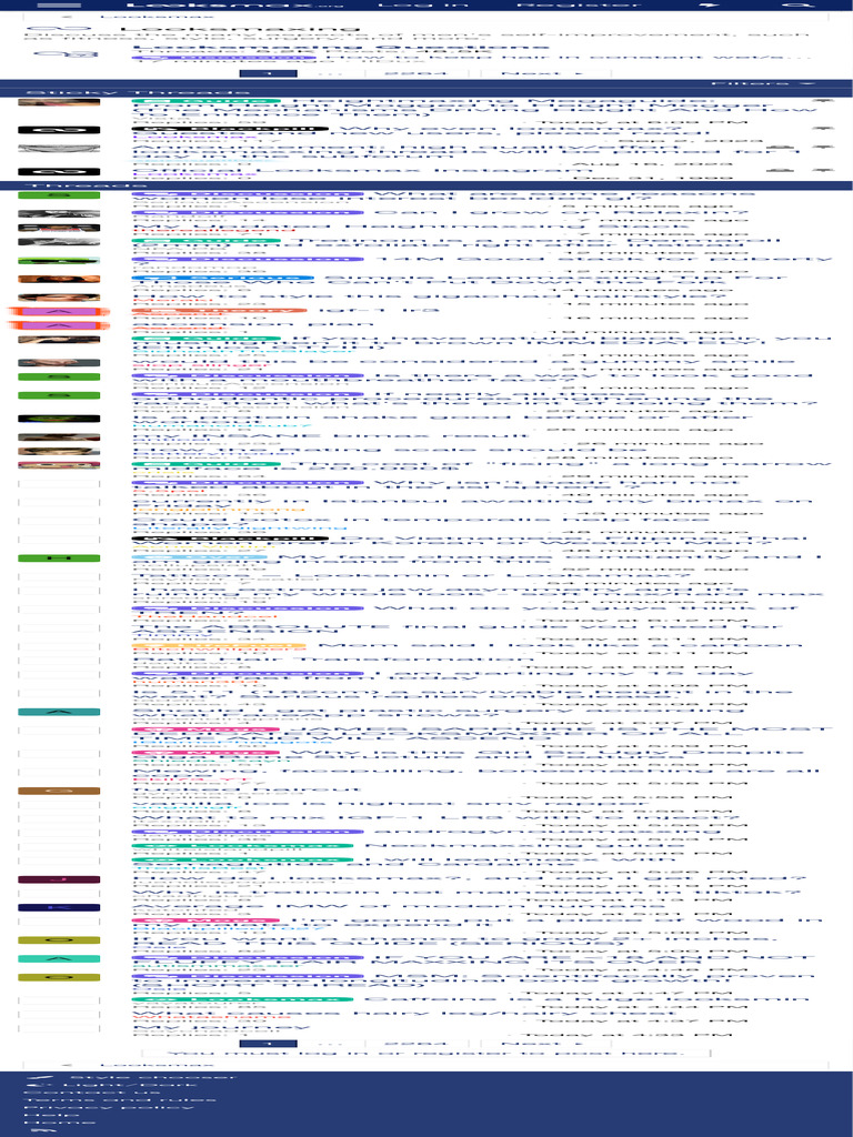 Looksmaxing Looksmax - Org - Men's Self-Improvement & Aesthetics | PDF