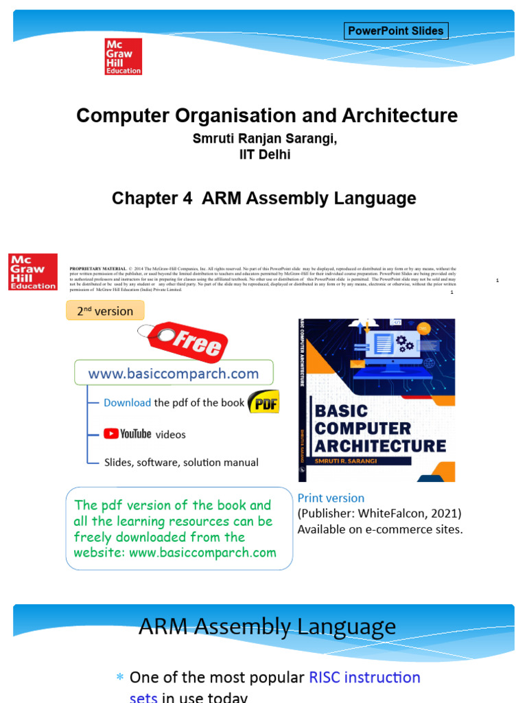 Chapter 04 ARM Assembly | Download Free PDF | Computer Architecture | Computer Programming