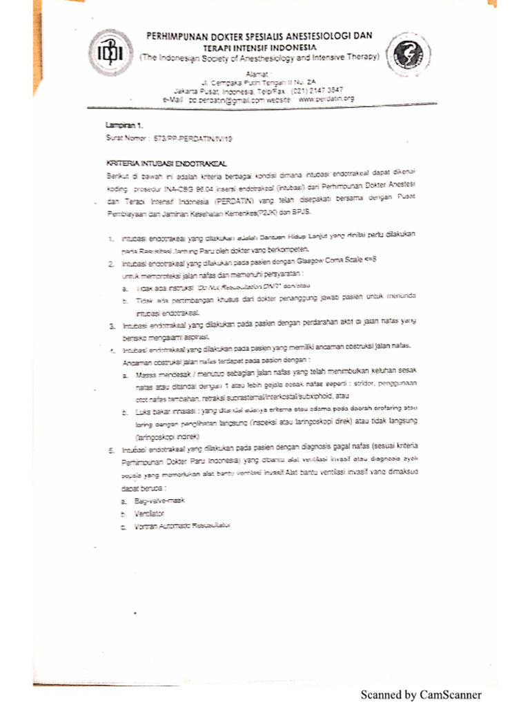 Rekomendasi ETT RJP | PDF