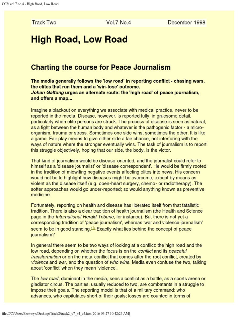 EJC111753 | PDF | Violence | Conflict Resolution