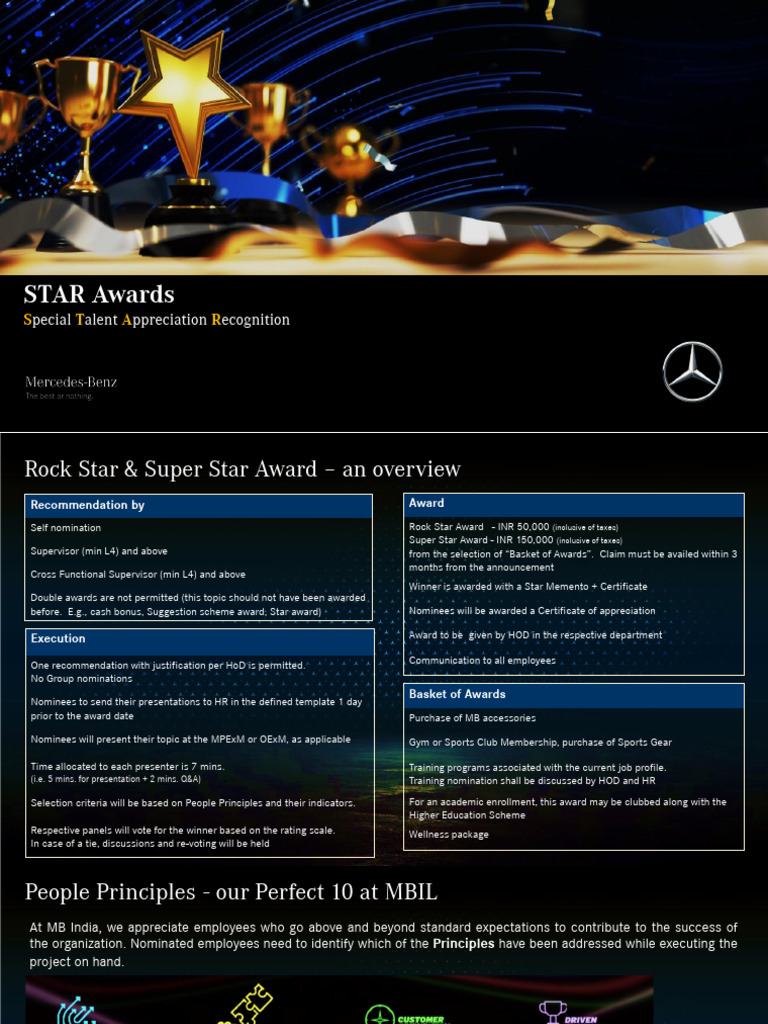 StarAward - 2024 | PDF | Communication | Thought