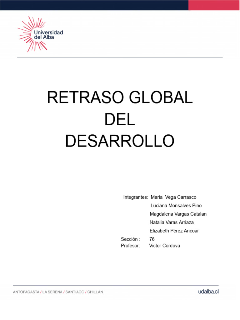 Retraso Global Del Desarrollo | PDF