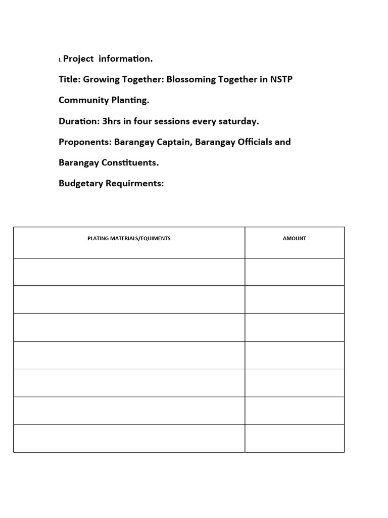 Project Information | PDF | Science & Mathematics