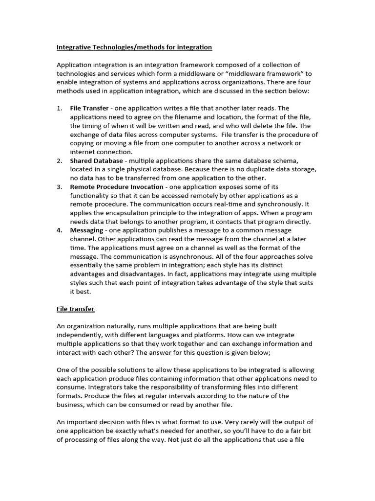 Integrative Technologies | PDF | File Transfer Protocol | Transport Layer Security