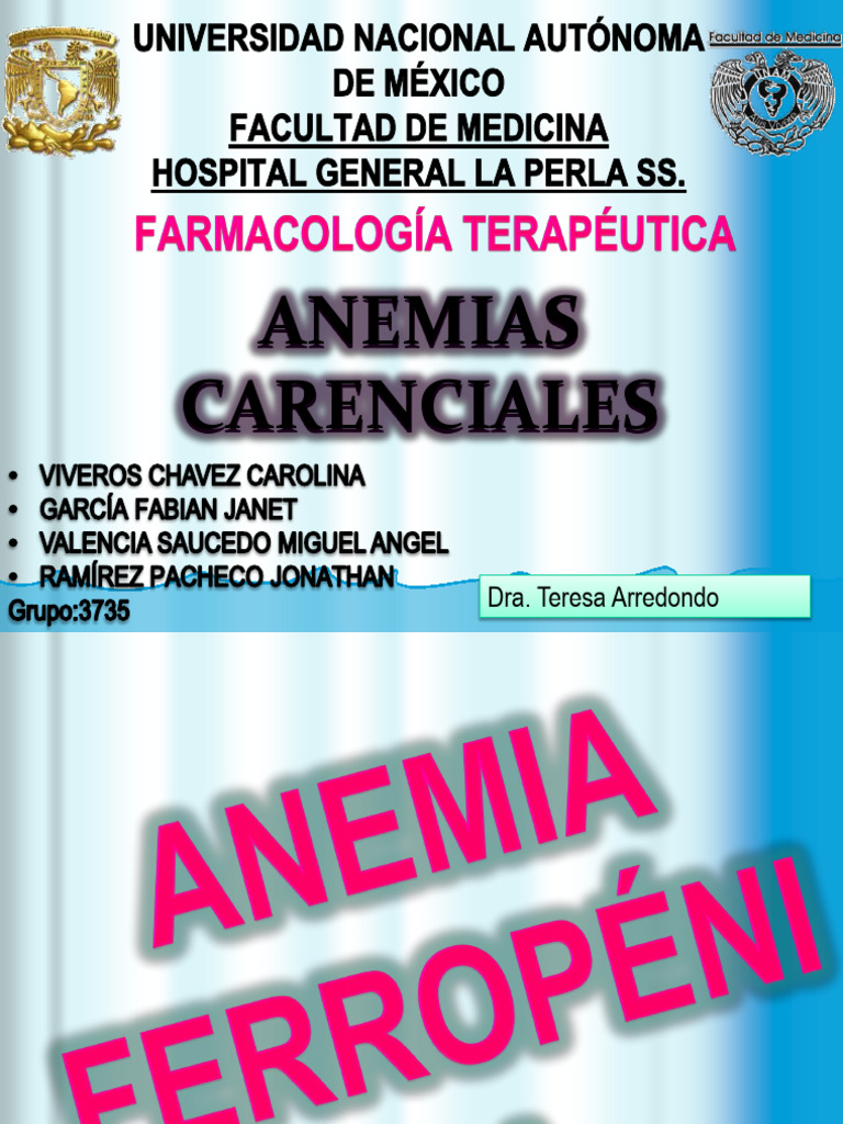ANEMIAS-2 | PDF | Nutrición | Dieta y nutrición