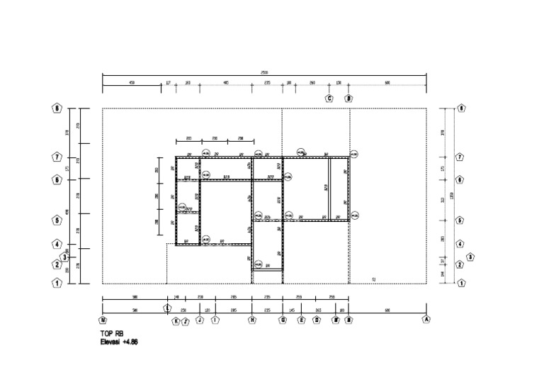 05 Denah Top Ringbalk | PDF