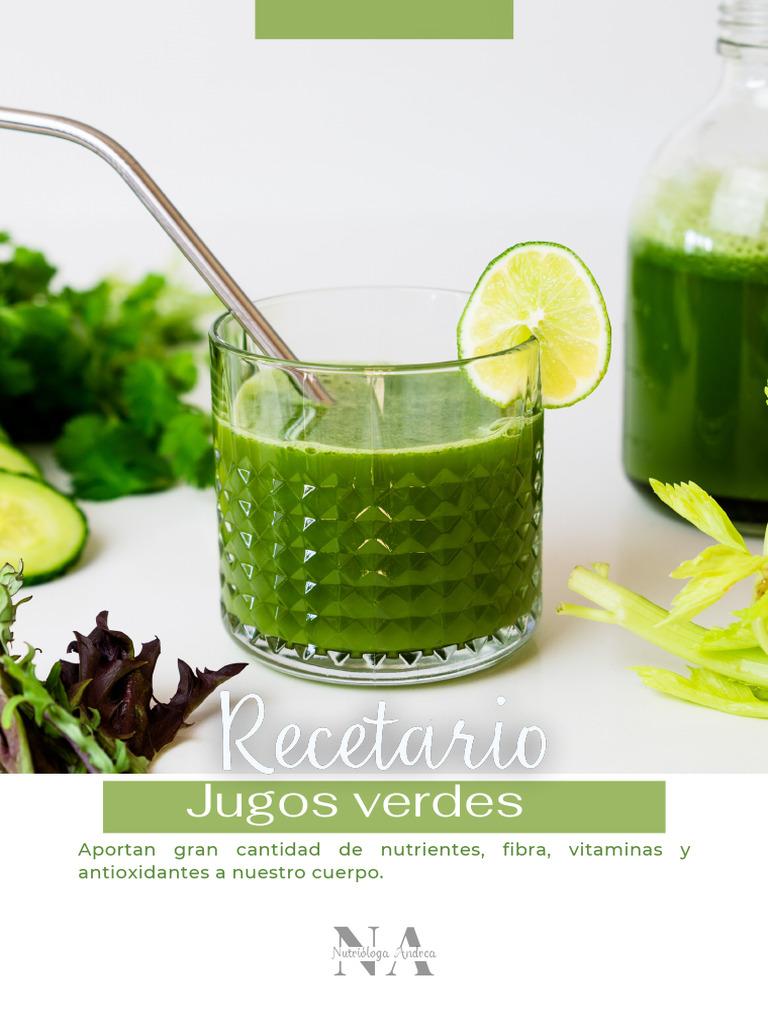 Recetario de Jugos | PDF | Vegetales | Alimentos