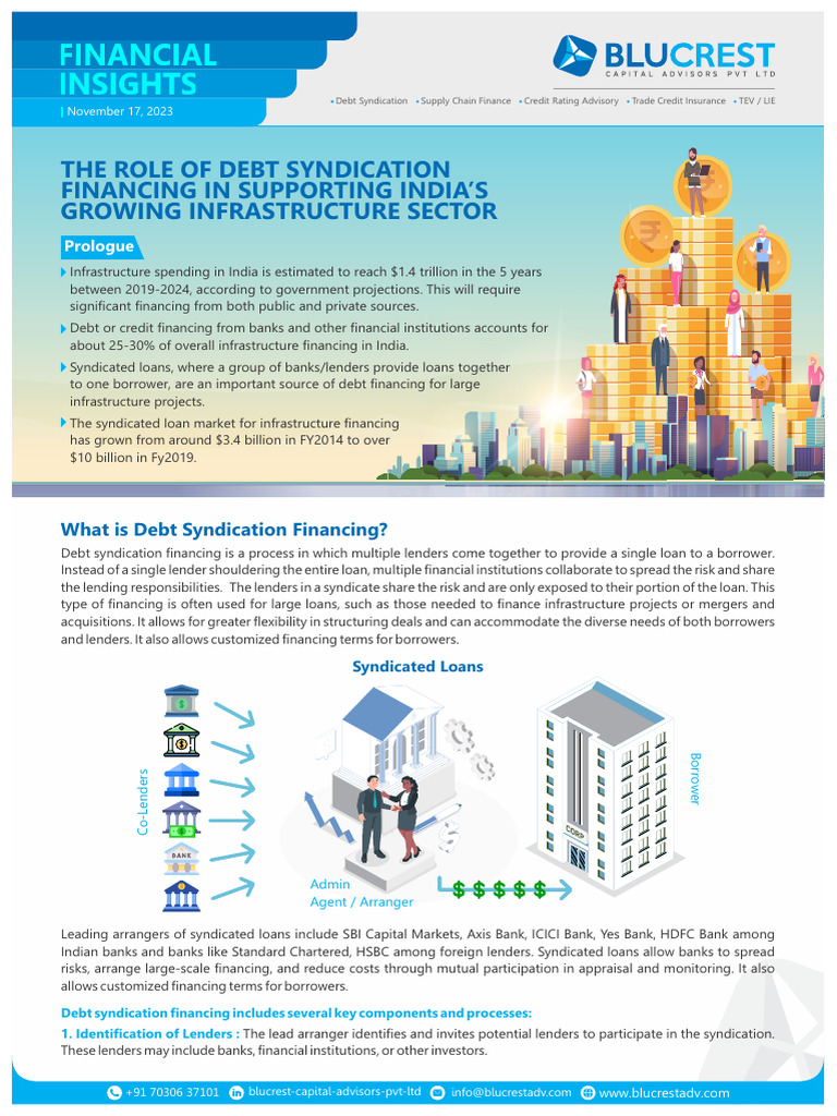 Understanding Debt Syndication Financing | PDF | Syndicated Loan | Loans