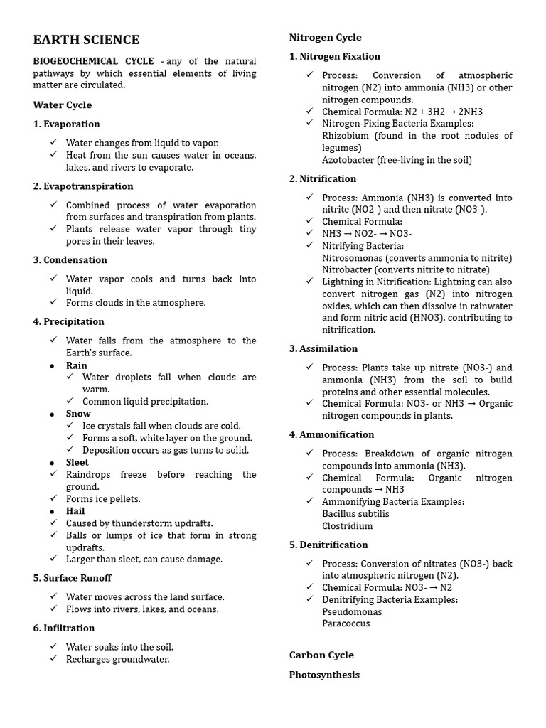 EARTH SCIENCE Handouts Week 2 (1) | PDF | Planets | Atmosphere