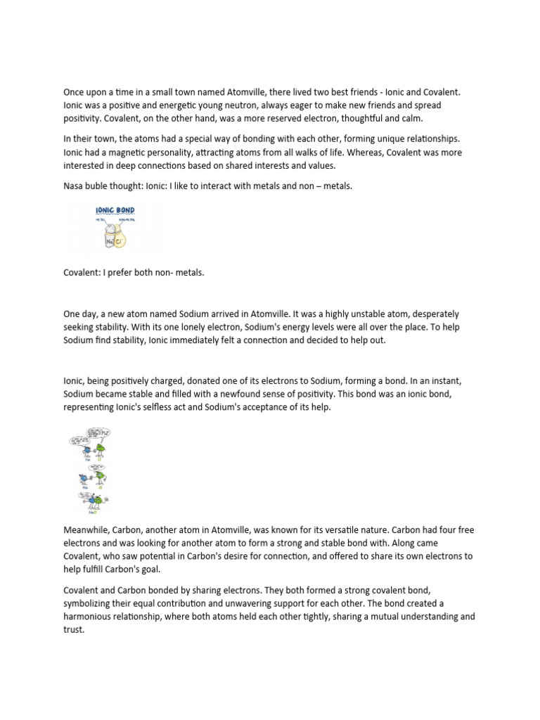 Once Upon A Time in A Small Town Named Atomville | PDF | Chemical ...