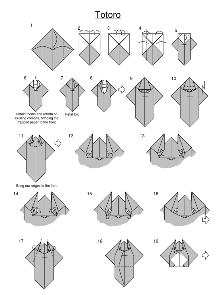 Origami - Totoro | PDF