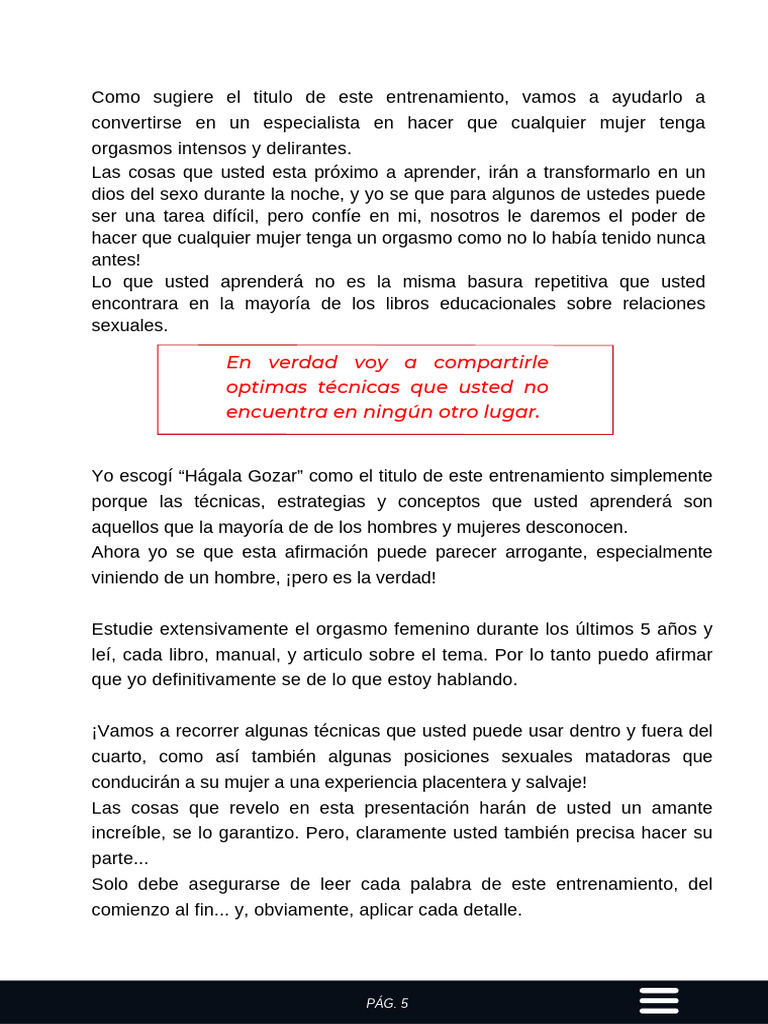 Módulo 2 - Parte 1 (OM5) | PDF | Orgasmo | Masaje