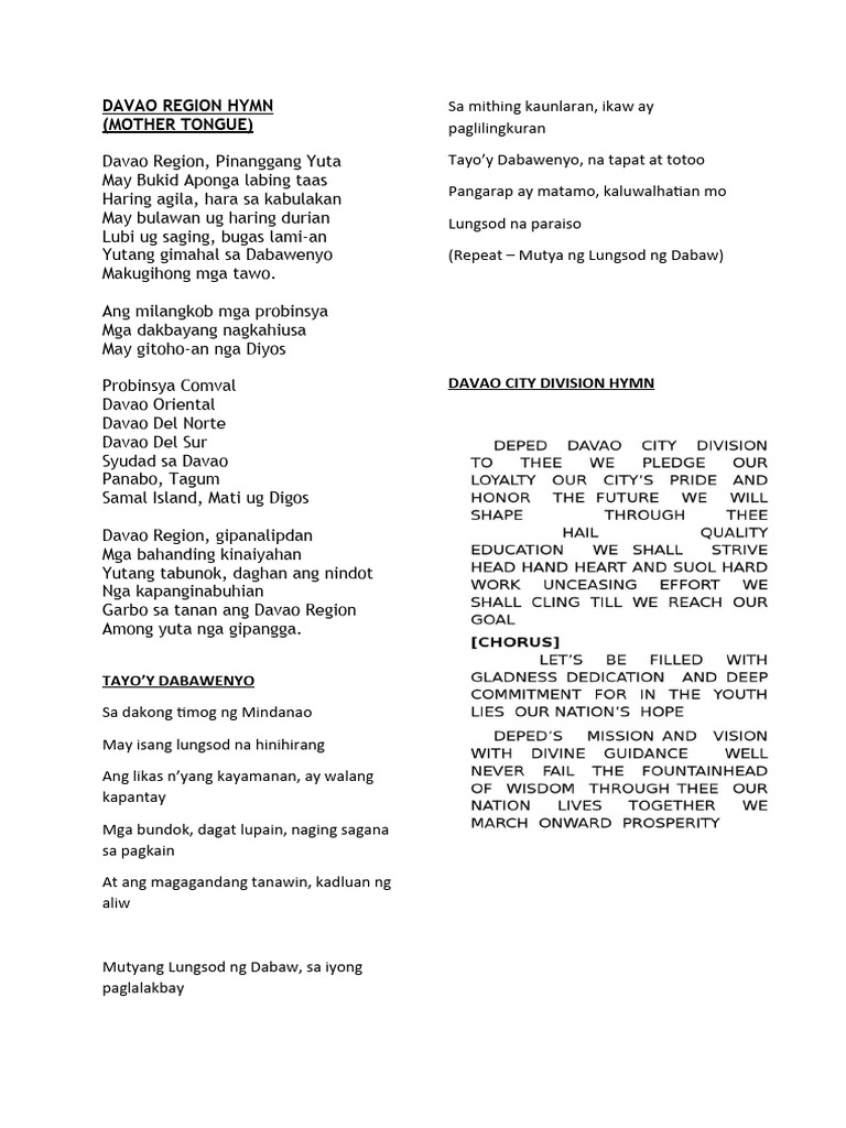 FLAG CEREMONY HYMNS | PDF