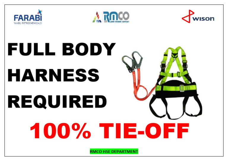 Full Body Harness Safety Guidelines | PDF