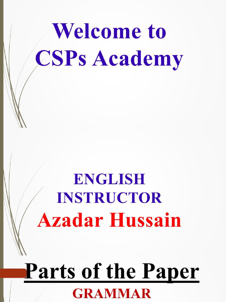 Grammar and Composition Updated Version | PDF