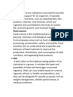 Food Nutrition and Health Notes | PDF | Diet (Nutrition) | Diet & Nutrition