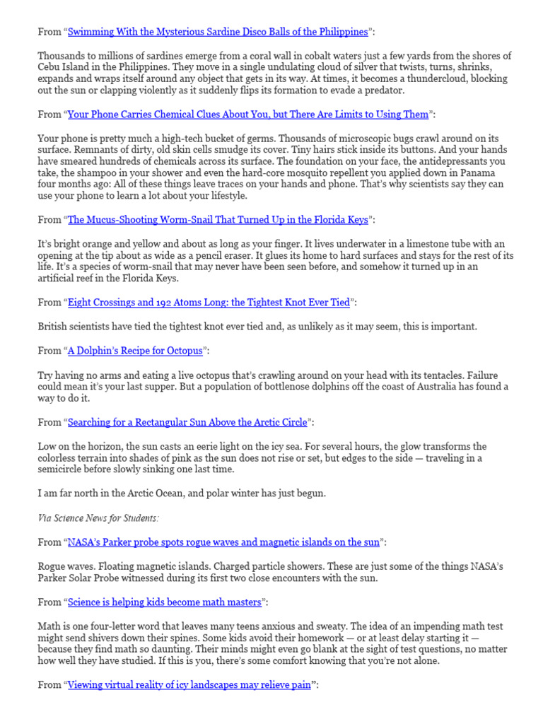 scitech | PDF | Sun | Honey Bee