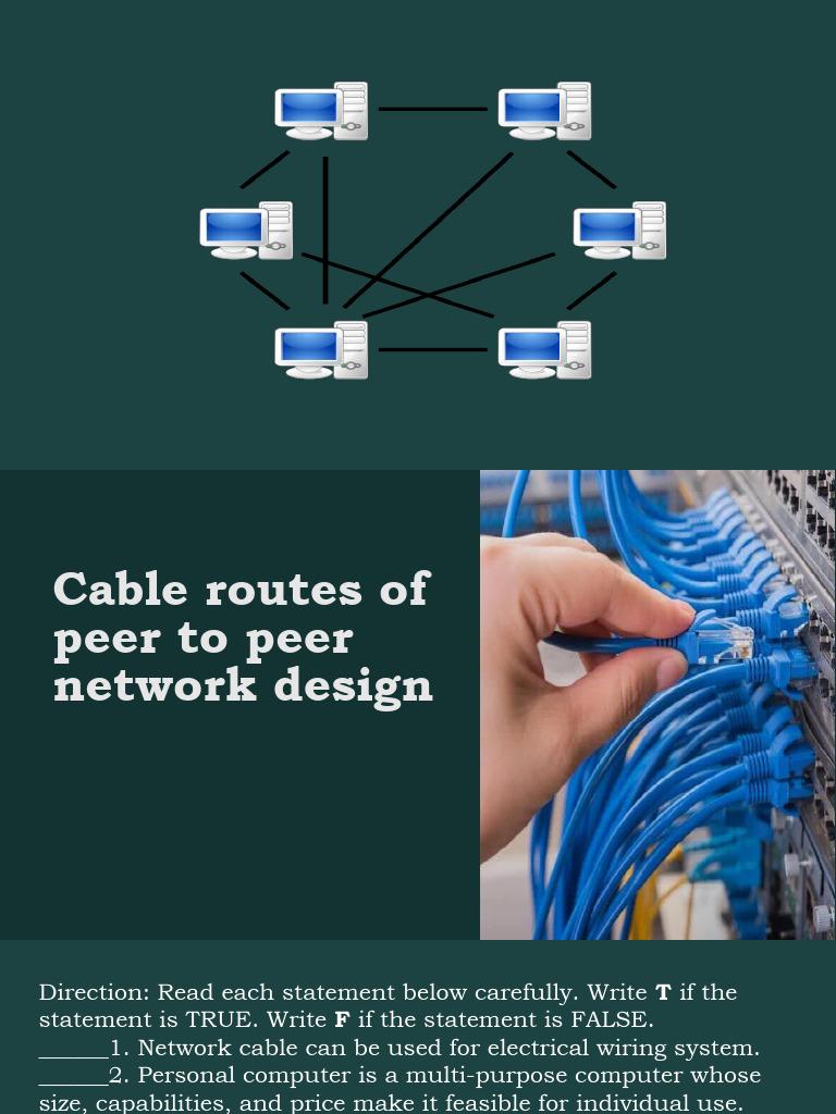 Introduction To Cable Routes in Peer To Peer Network Design | Download ... Introduction To Cable Routes in Peer To Peer Network Design | Download ...