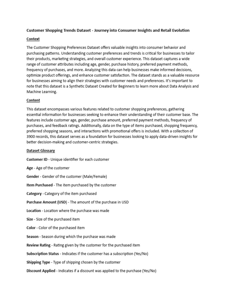 FINALS DATASET | PDF | Customer Satisfaction | Retail